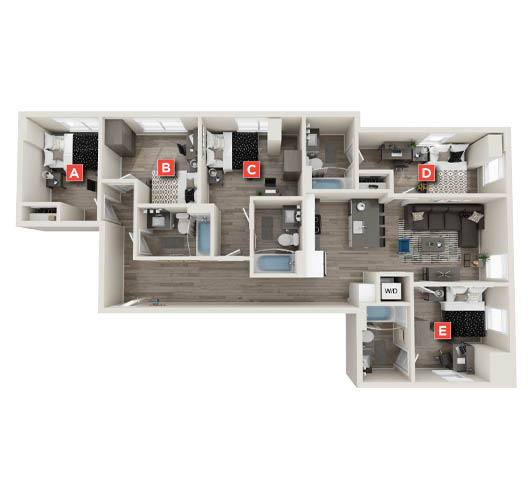 Apartment Floor Plans | The Standard at Seattle